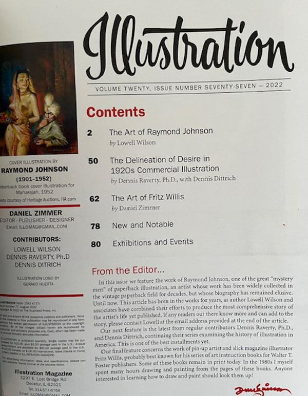 Illustration (USA magazine) issue number seventy seven by Lowell Wilson ...