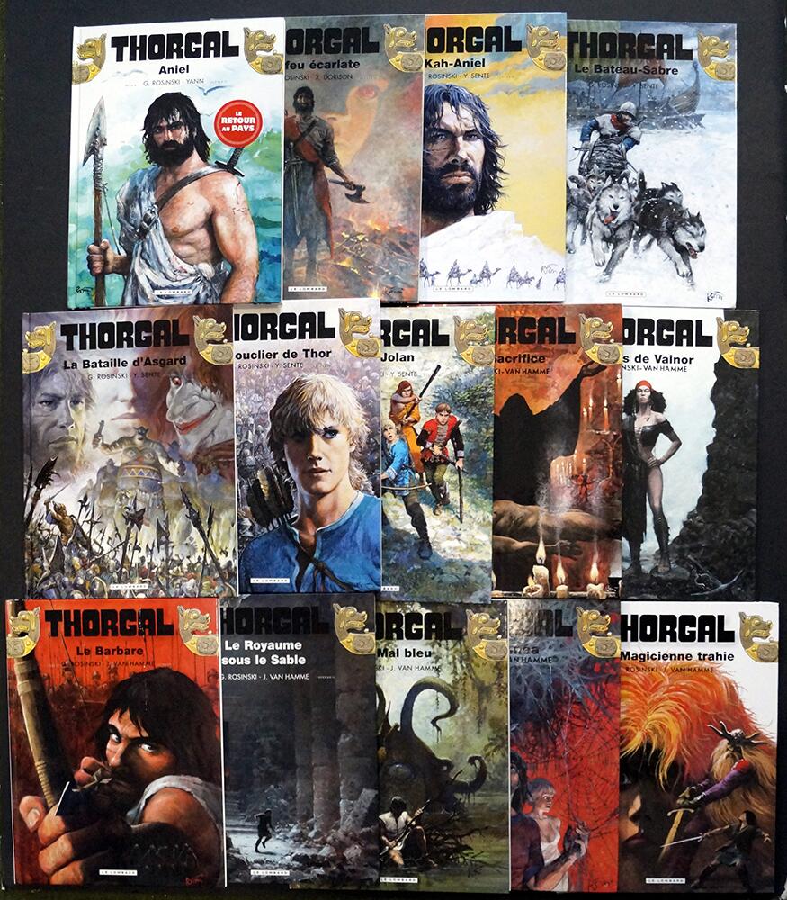 Thorgal: Assorted Hardback Graphic Novels (14 French Editions) by Yann ...