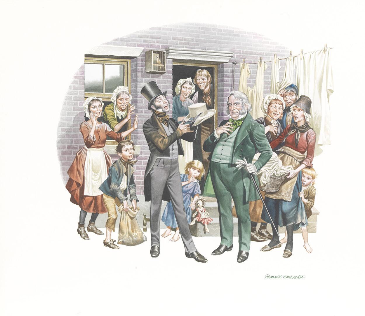 Little Dorritt art by Ron Embleton (Signed)