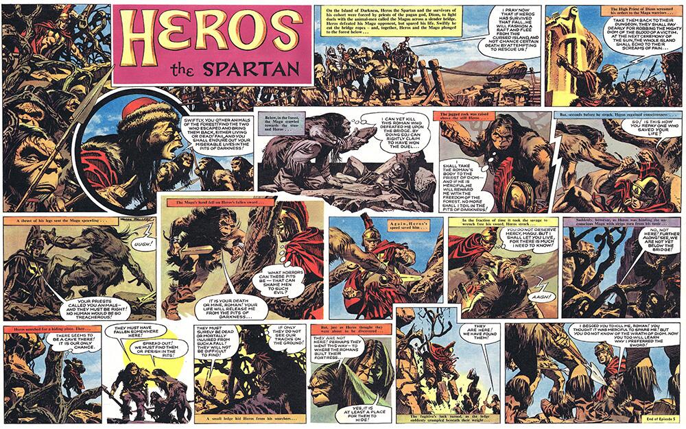 Frank Bellamy's Heros the Spartan The Complete Adventures (Leatherbound ...