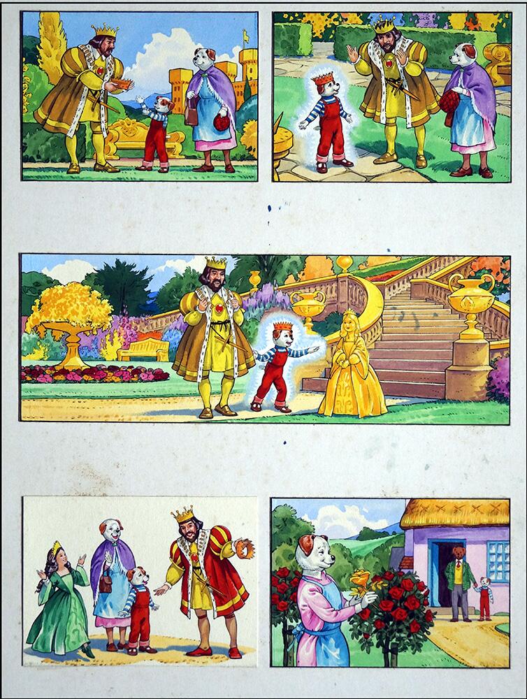 Toby Meets King Midas (COMPLETE 3 PAGE STORY) art by Doris White