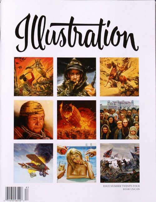 Illustration (USA magazine) issue number twenty four by Dan Zimmer ...