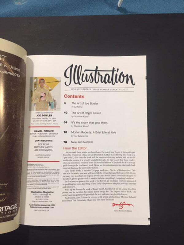 Illustration (USA magazine) issue number seventy by Dan Zimmer (Editor ...