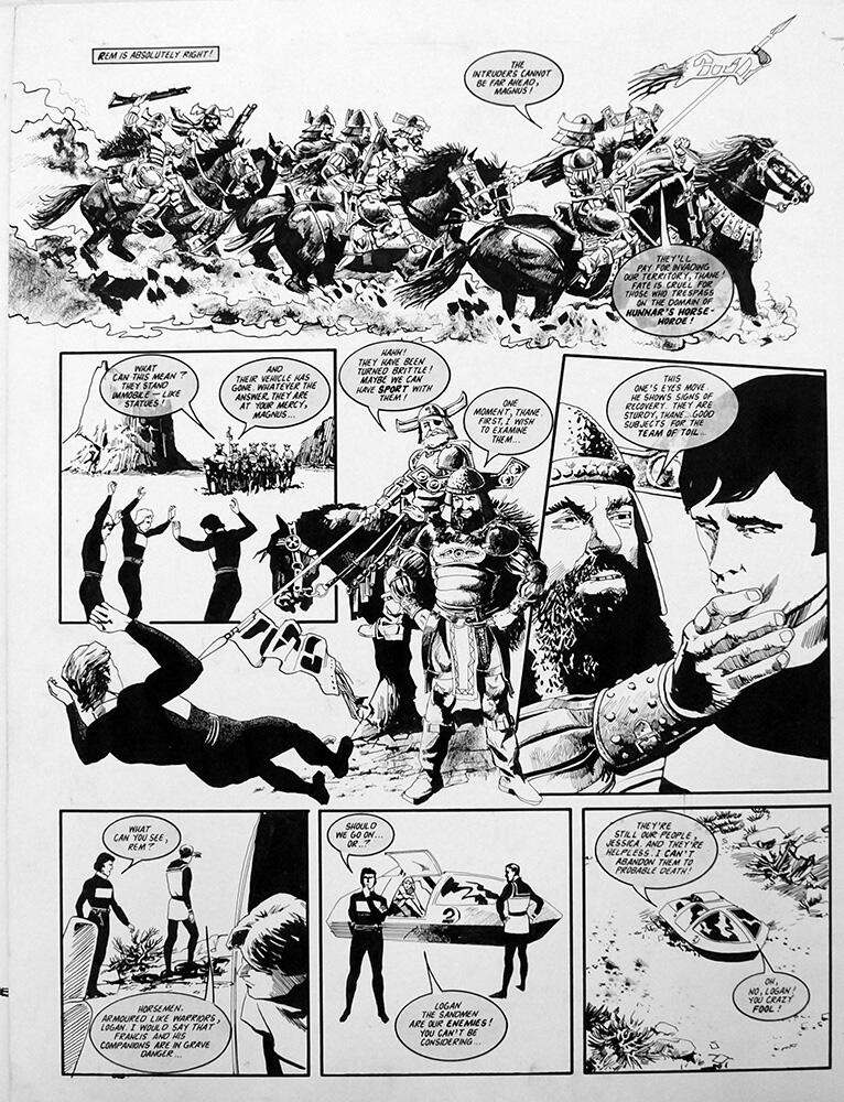 Logan's Run 29 from Look In art by Arthur Ranson