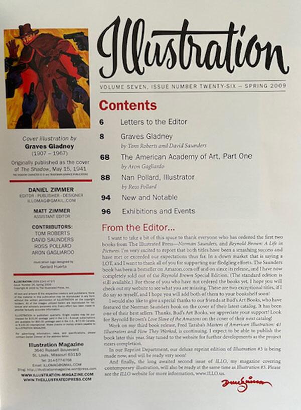 Illustration (USA magazine) issue number twenty six by Dan Zimmer ...