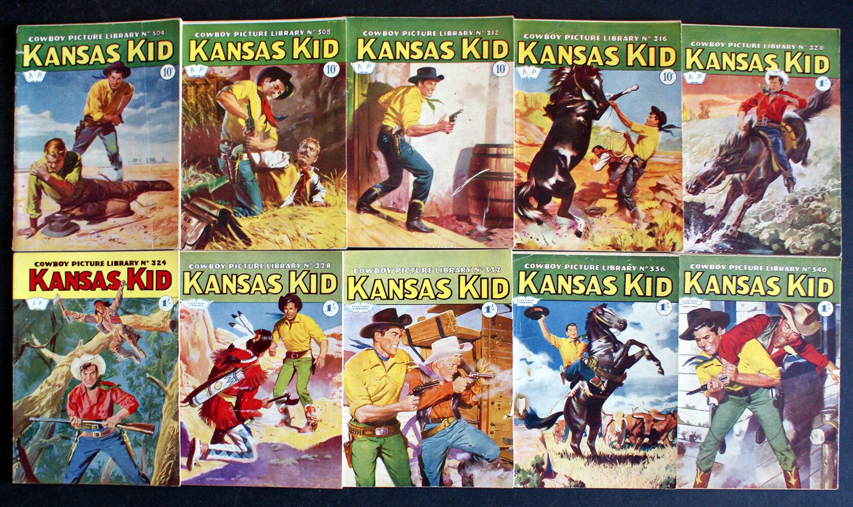 Cowboy Picture Library: Kansas Kid (10 issues) by Various at The Book ...