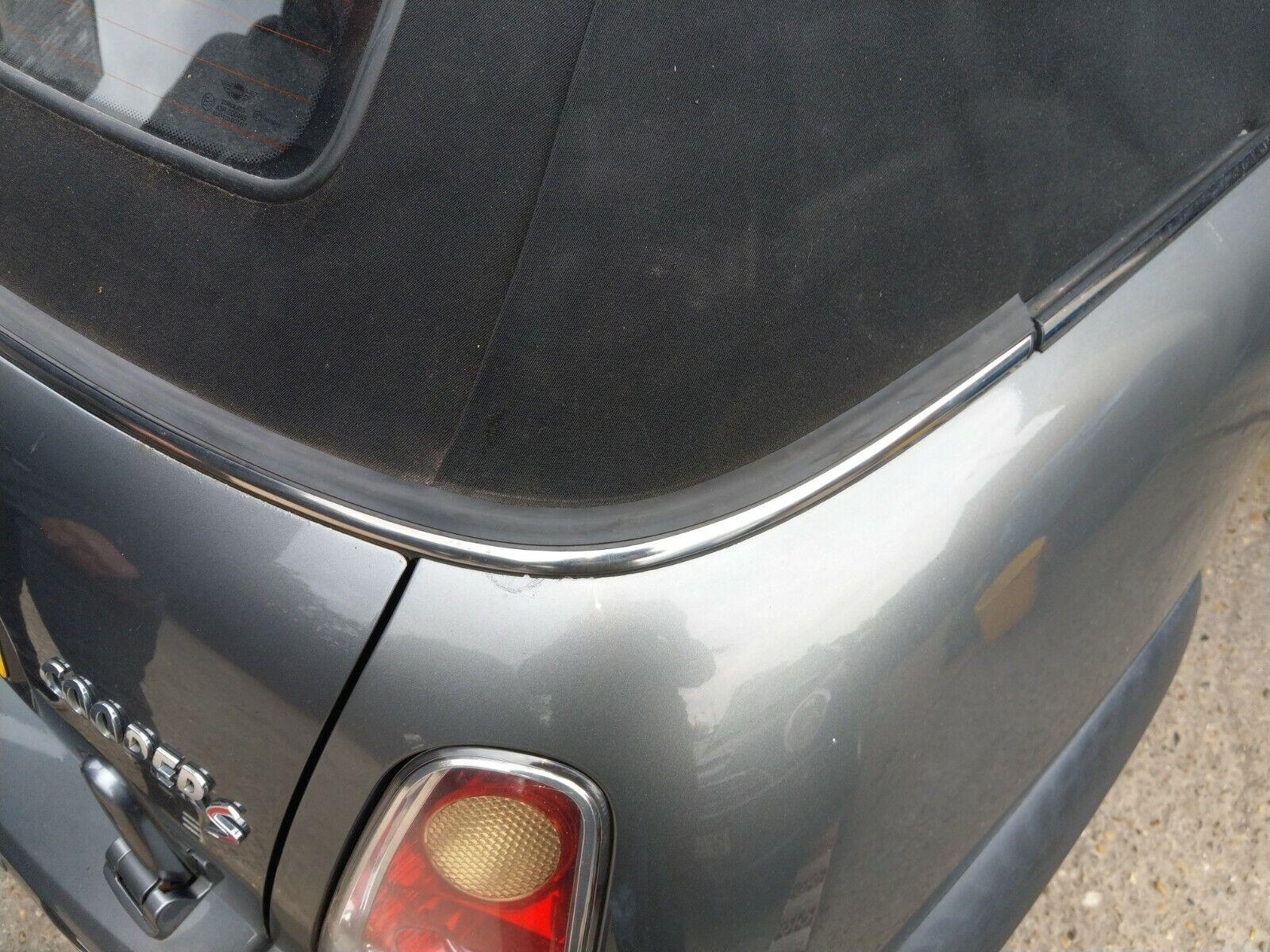Mini Convertible R57 soft top weather seal rubber repair set roof ...