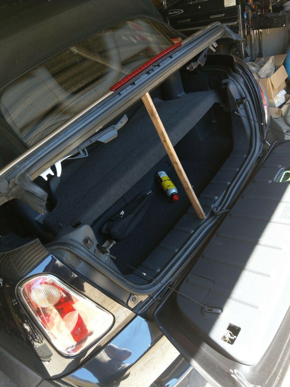 Mini Convertible R57 soft top weather seal rubber repair set roof ...