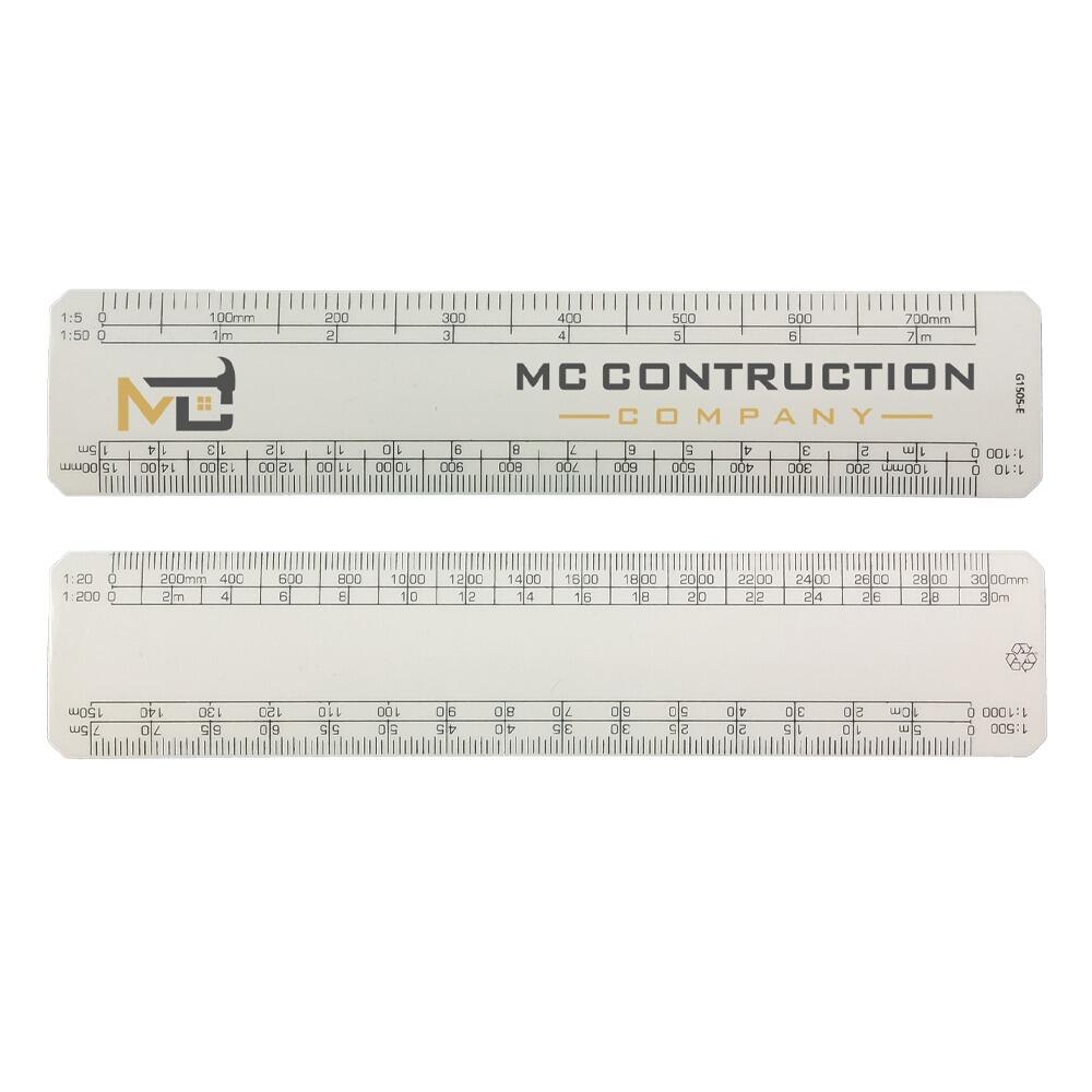 150MM OVAL SCALE RULER - RECYCLED