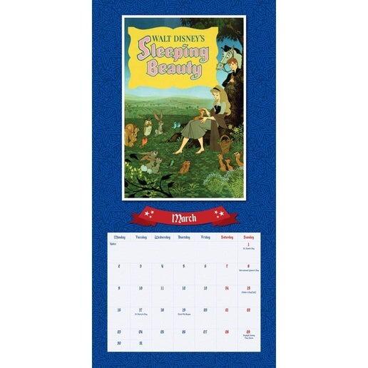 Disney Vintage Posters 2026 Square Calendar