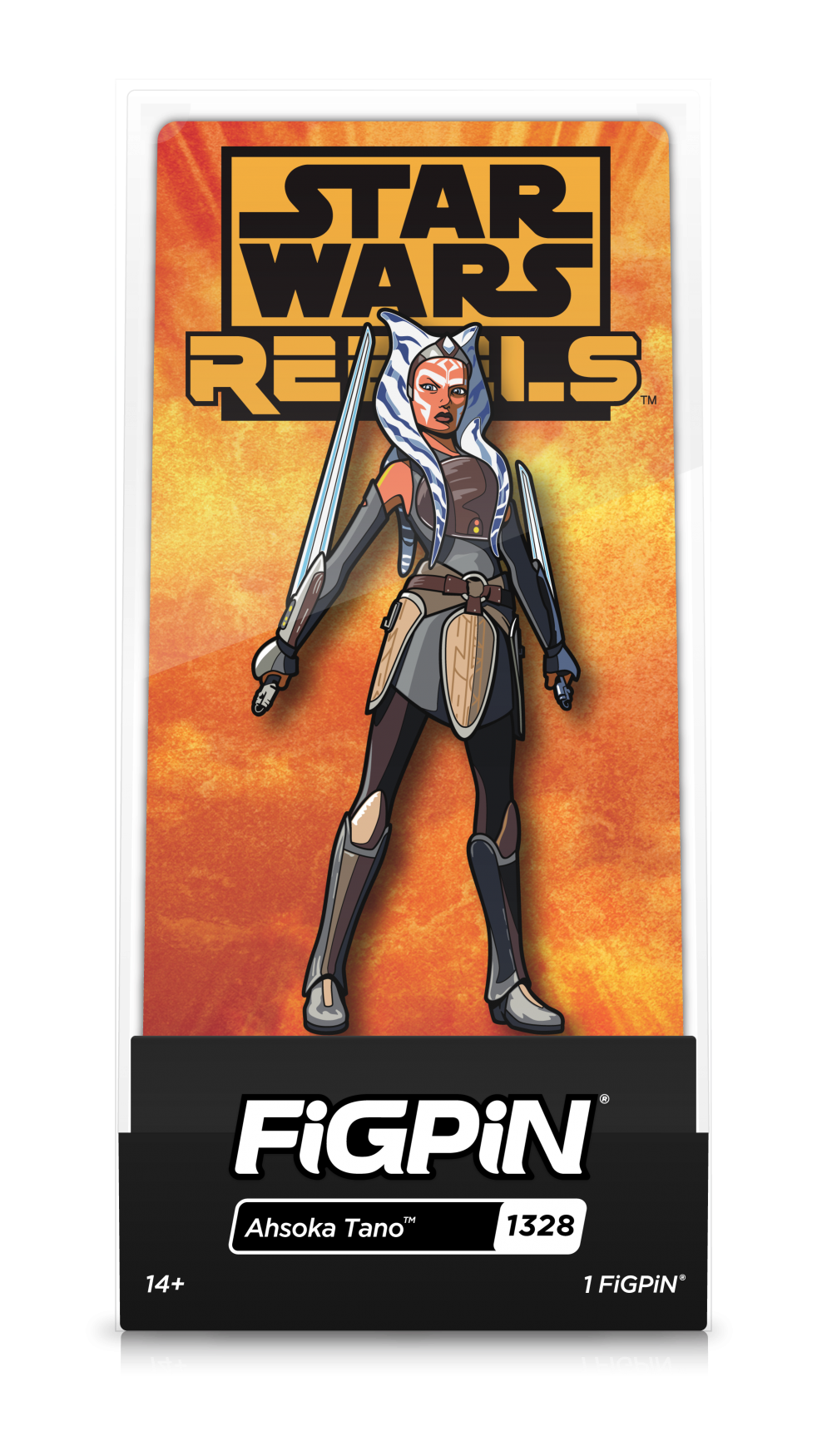 Figpin Ahsoka Tano 1328 3 Inch Enamel Pin