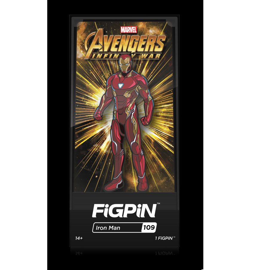 FiGPiN Iron Man (0109) Avengers Infinity War 3-Inch Enamel Pin
