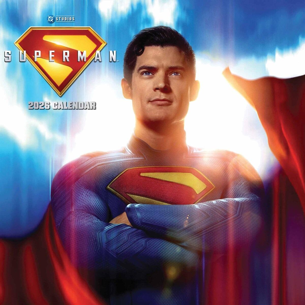 Superman 2026 Square Calendar