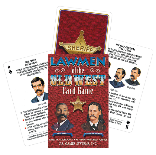 Lawmen Of The Old West Playing Card Game by U.S, Games Systems