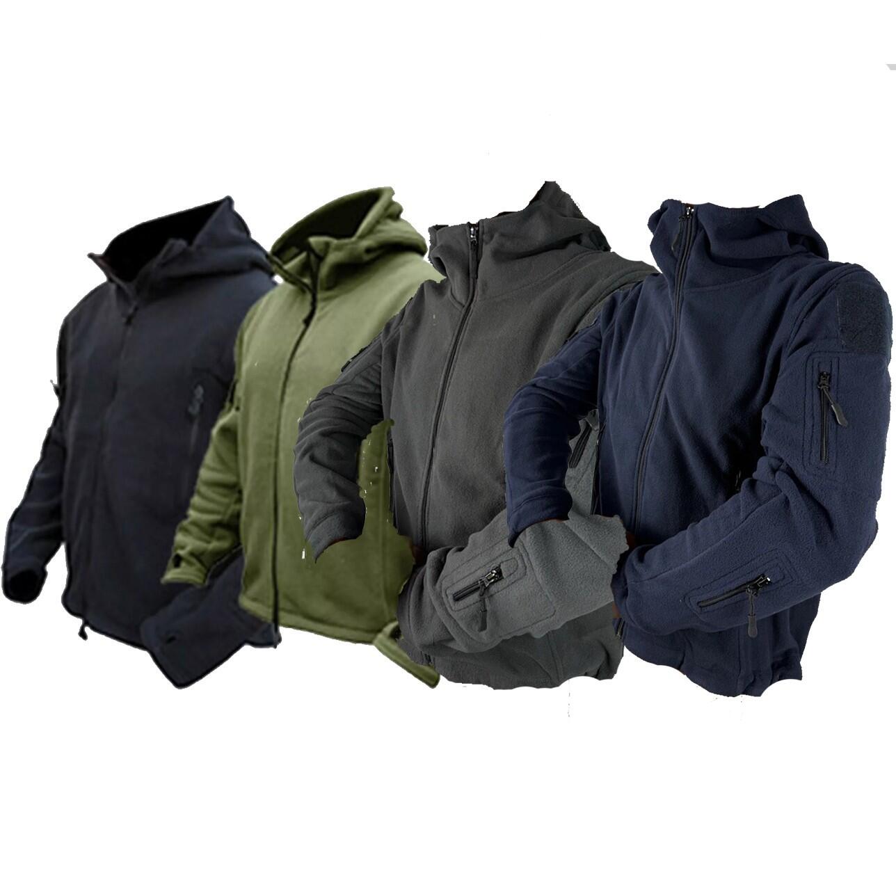 Alpha Tactical Recon Fleece Hoodie Black | Olive Green S to XXX-L
