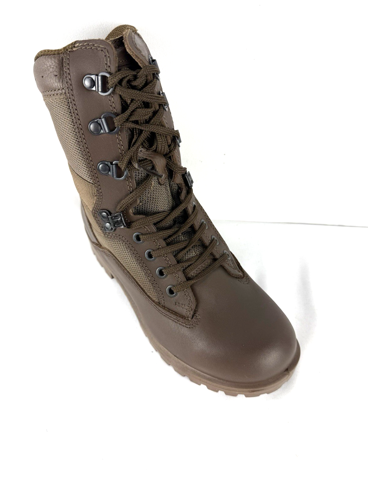 YDS Kestrel Brown British Army Boots Surplus Issue Leather Combat Cadet ...