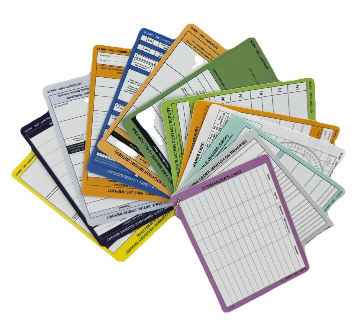 British Army Issue Slate Cards-New 2025 Addition.