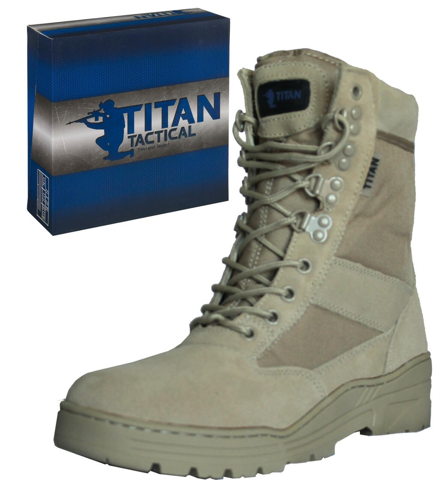 Desert Patrol boots Combat Beige Army Tactical Cadet Sand Military