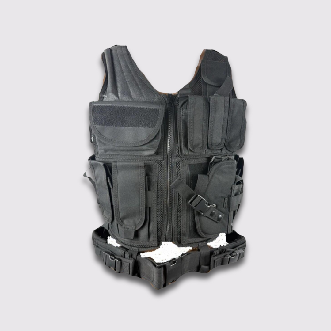 Cross Draw Tactical Military Airsoft Paintball MOLLE Webbing