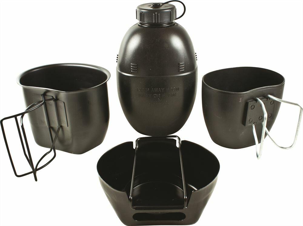 BCB Mk1 - 4 Part Crusader Cooking Set Black