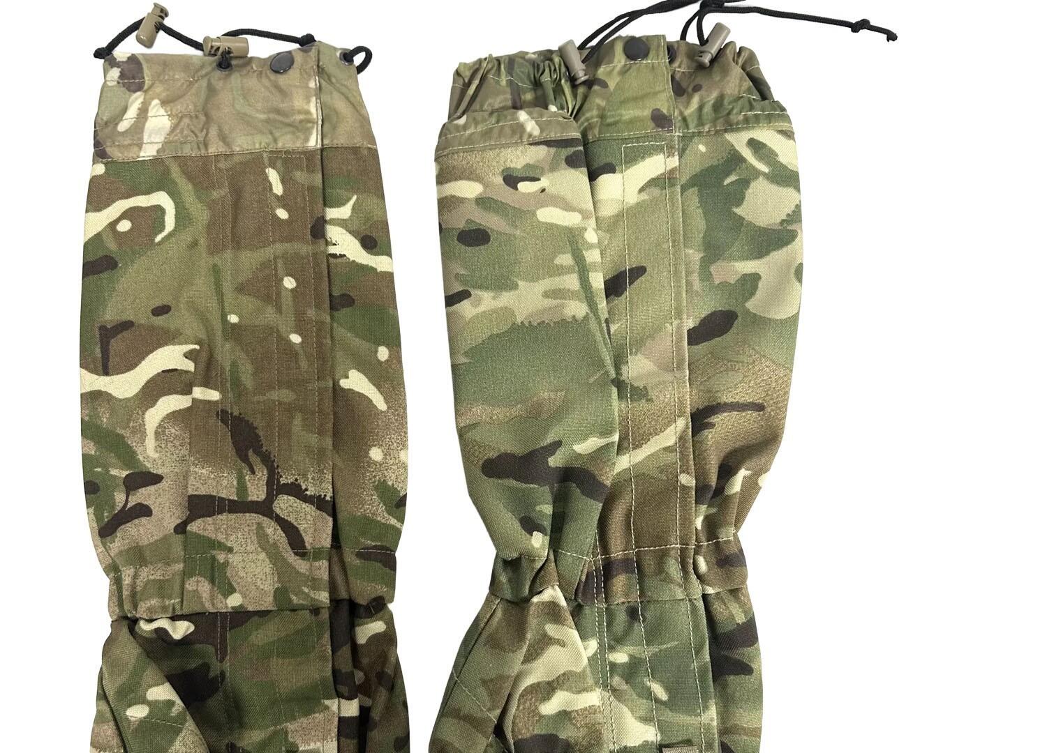 British Army Leg Gaiters MK2 MTP Camo Genuine Surplus Heavy Duty Used ...