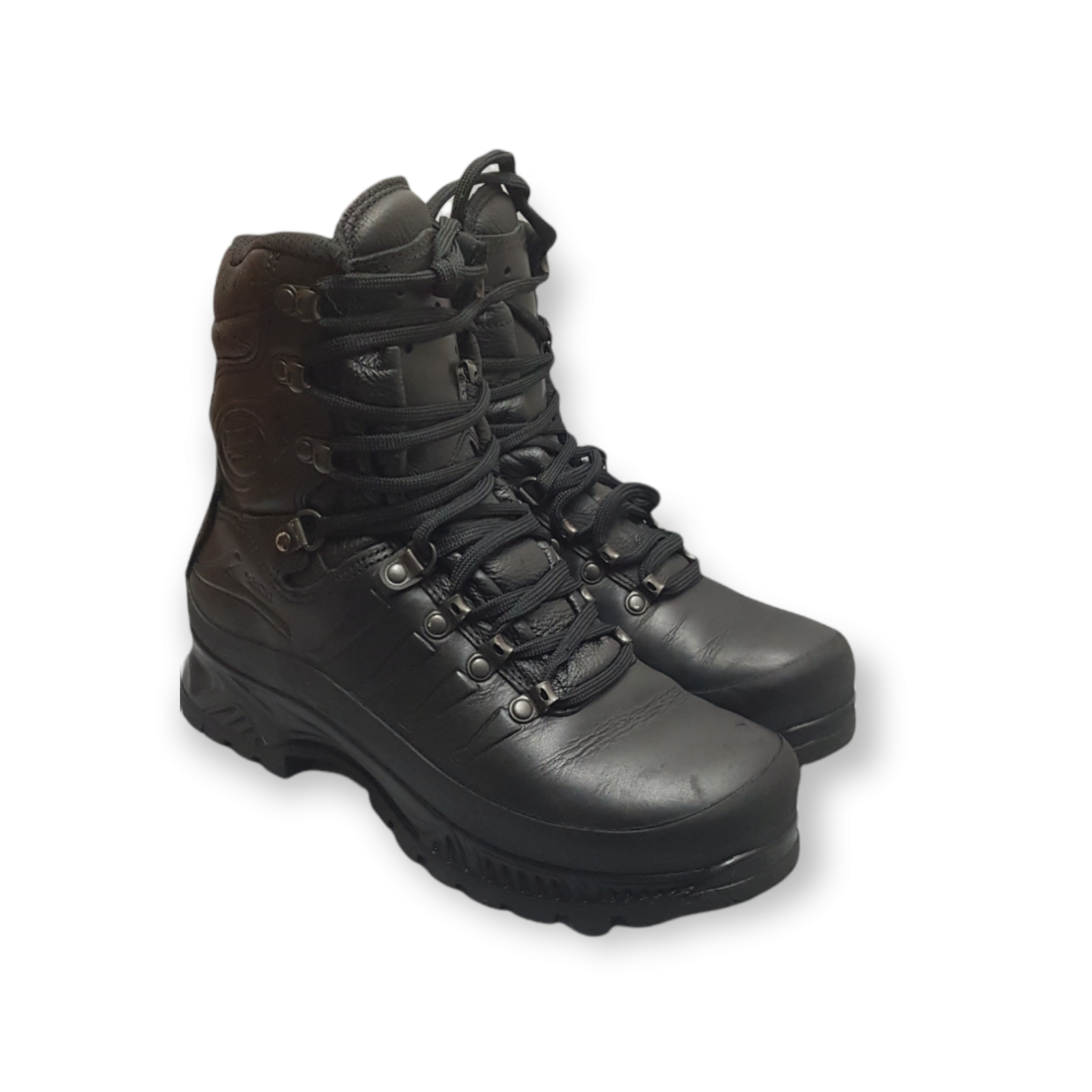 Army Surplus MEINDL Black Army Mountain Combat Para Goretex Boots, New