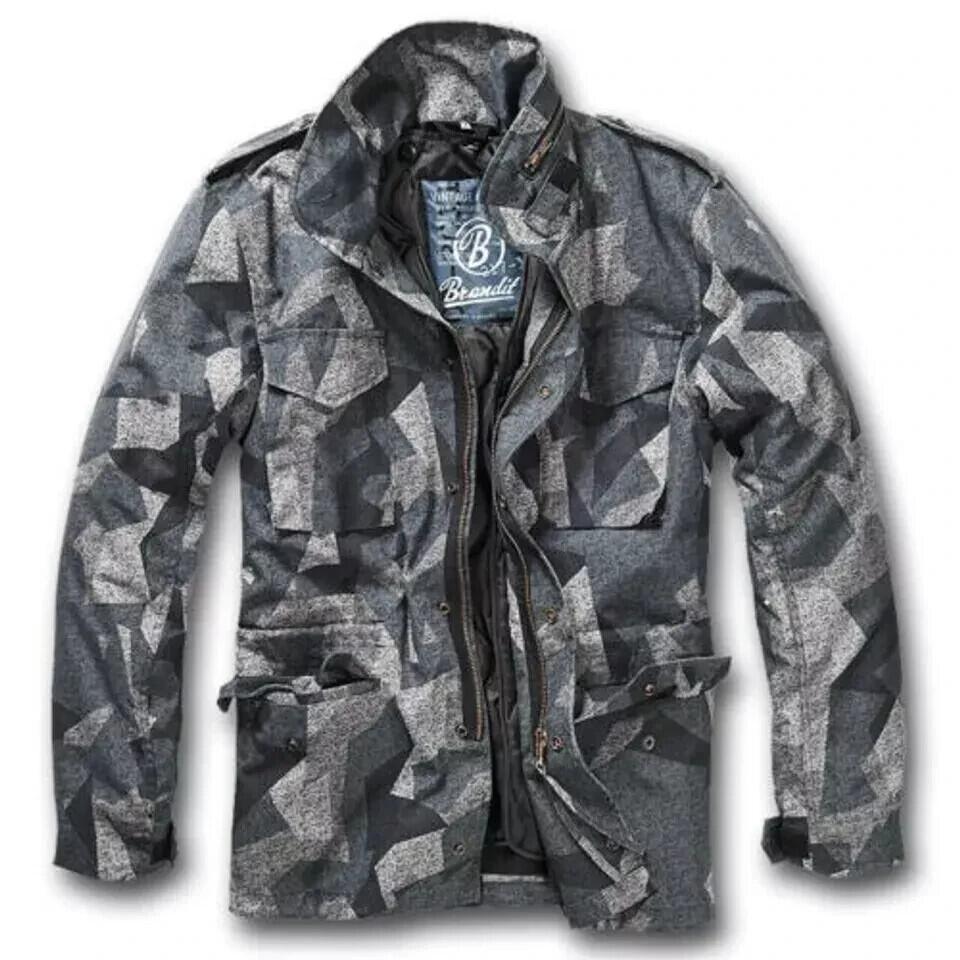 BRANDIT M65 STANDARD JACKET Military Patrol Mens Tactical Parka Water ...
