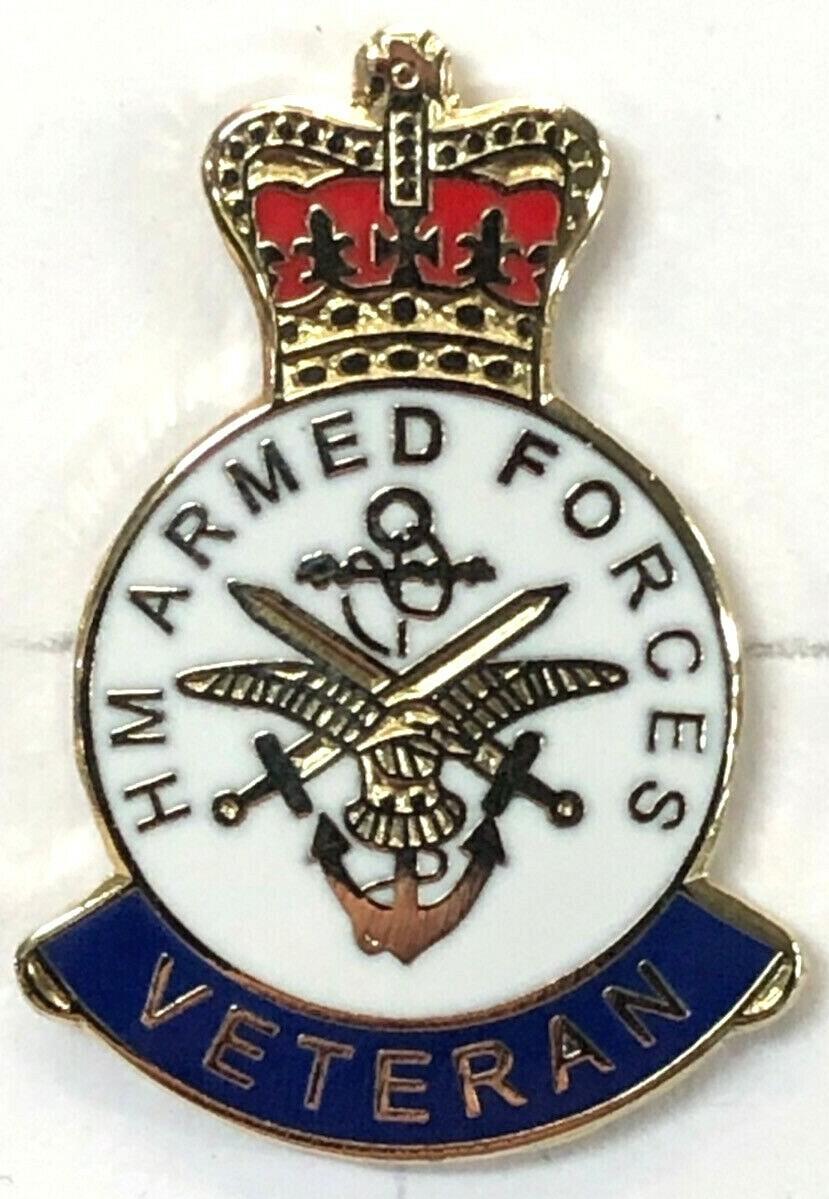 Armed Forces Veterans Lapel Pin Badges.