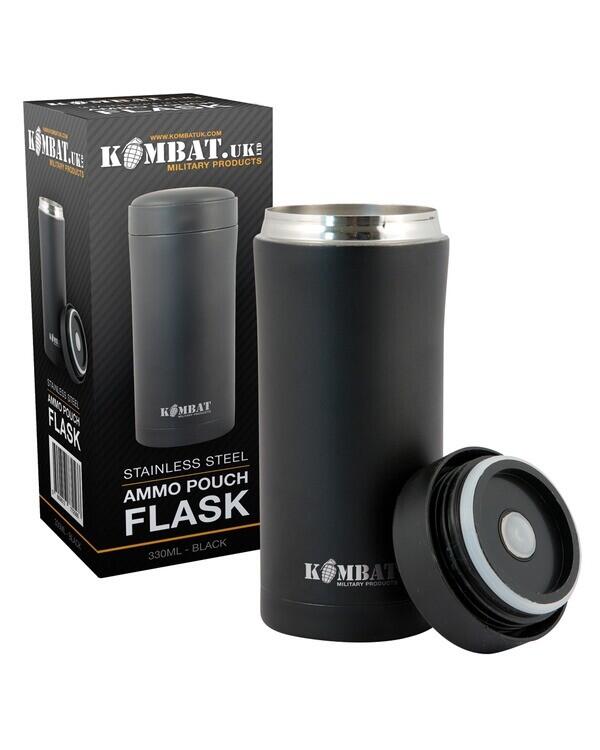 Kombat Ammo Pouch Flask - Olive Green | Black