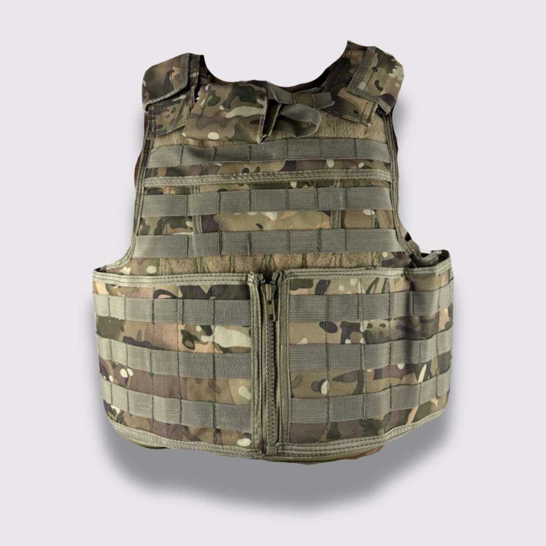 Alpha Tactical Tactical Assault Vest Plate Carrier Molle MTP