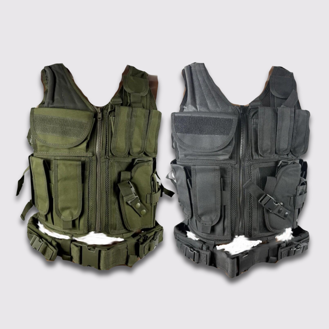 Cross Draw Tactical Military Airsoft Paintball MOLLE Webbing