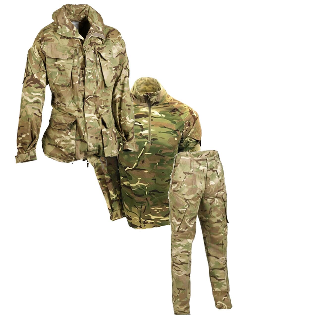British Army Issue PCS Set MTP SAS Smock Ubacs Trousers Military Cold ...