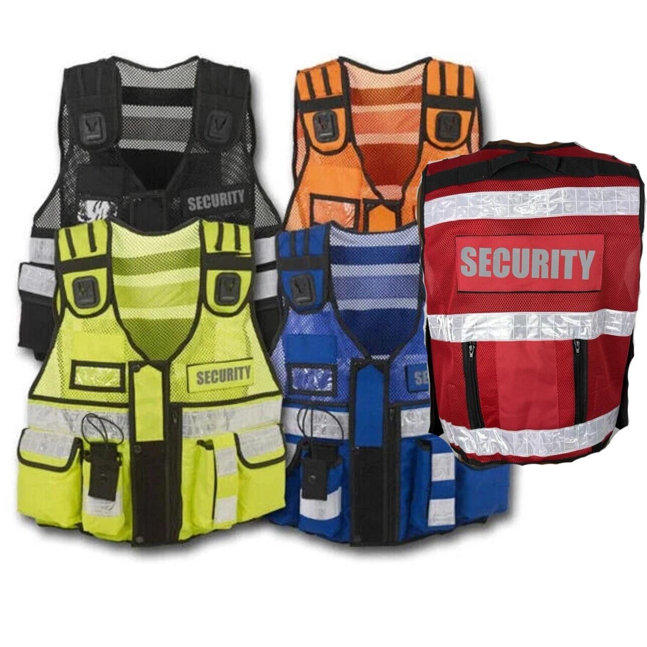 Tactical Security Vest Law Enforcement CCTV Mesh Tac Vest Police SIA. Lined