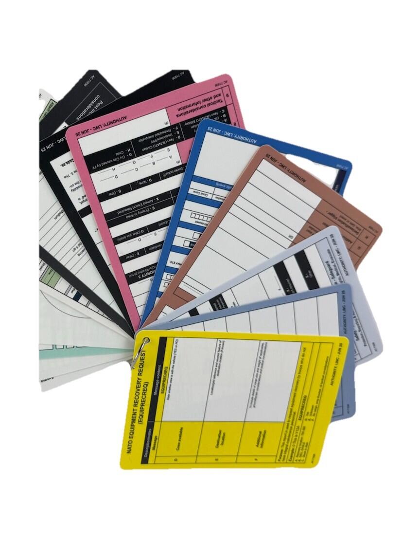 British Army Issue Slate Cards-New 2025 Addition.