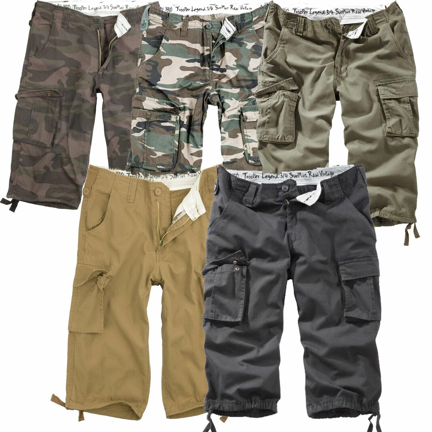 Surplus Trooper Legend 3 4 Shorts Mens Army Style Military Style Combat