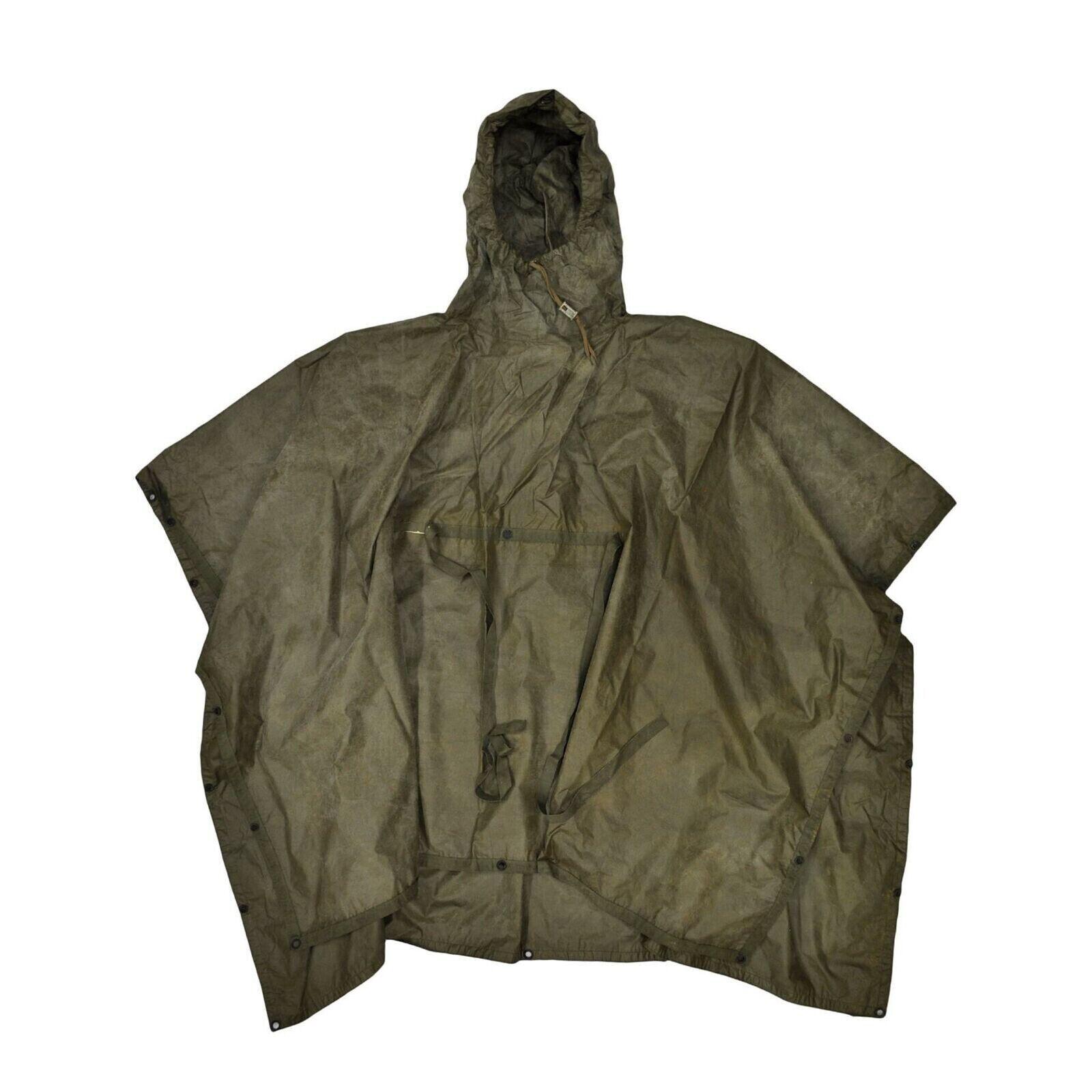 German Army Field Poncho Waterproof Olive Green