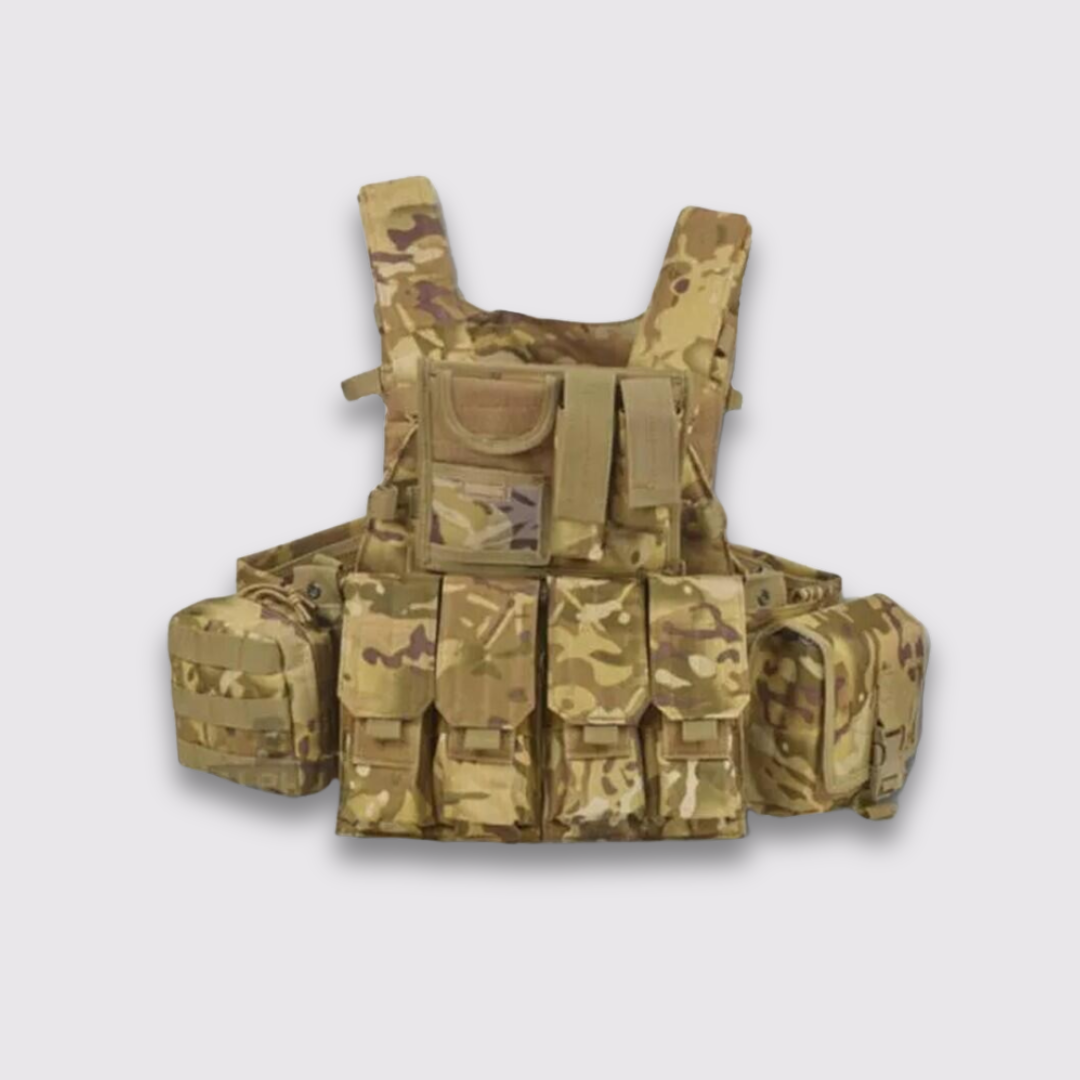 COMMANDERS ASSAULT VEST Military Paintballing Airsoft Tactical Combat