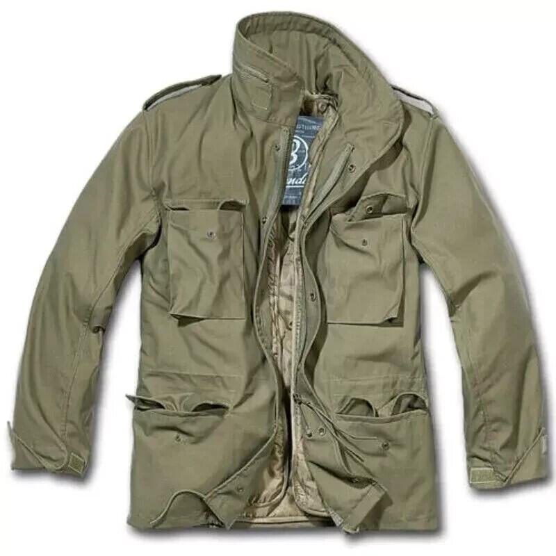 BRANDIT M65 STANDARD JACKET Military Patrol Mens Tactical Parka Water ...