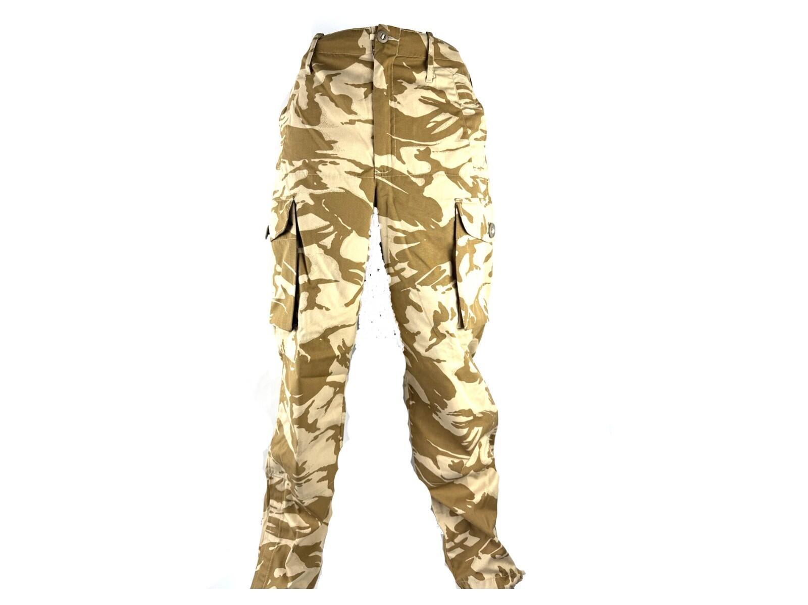 British Army Issue Desert DPM SAS Windproof Combat Trousers