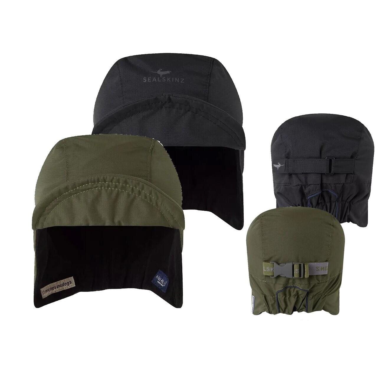 SEALSKINZ Kirkstead Waterproof Extreme Cold Weather Hat-Black Olive Green