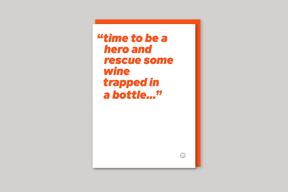 Be a hero Greeting Card | Icon