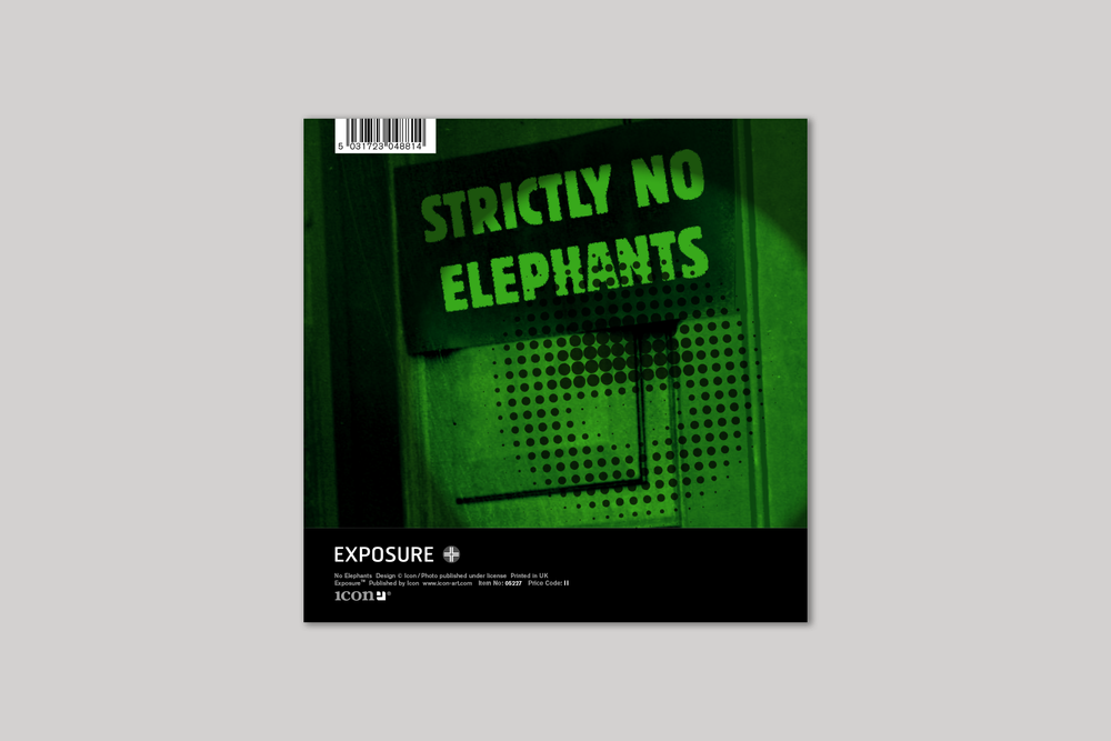 No Elephants Greeting Card | Icon