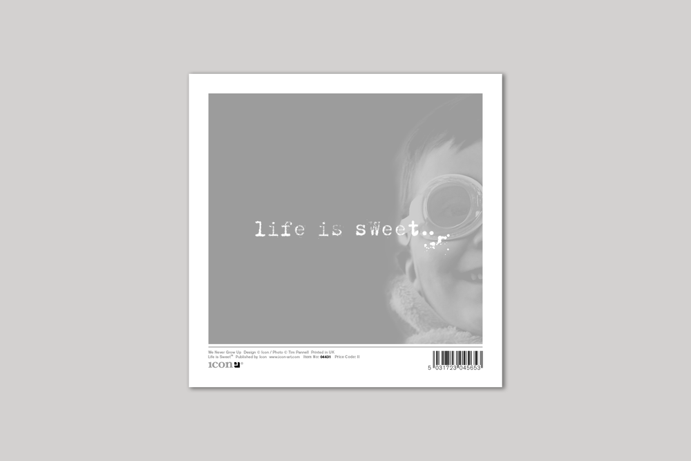 We Never Grow Up Greeting Card | Icon