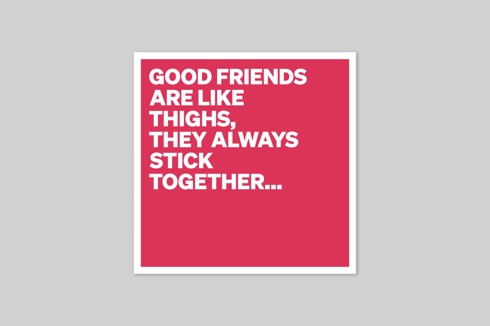 Stick Together Greeting Card | Icon