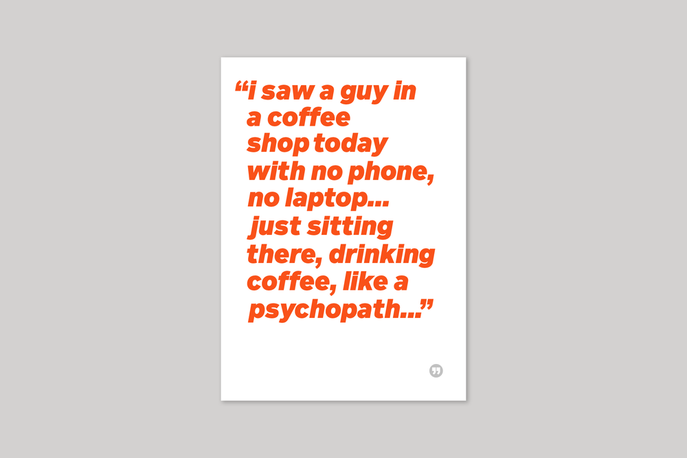 Psychopath Greeting Card | Icon