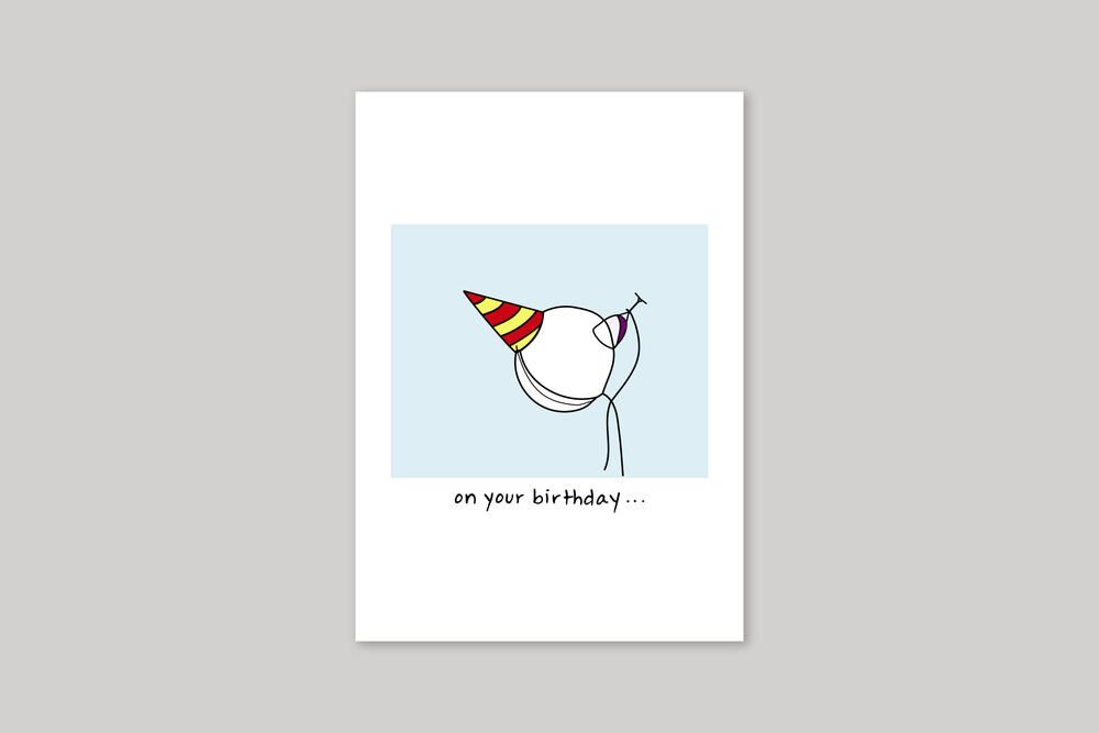 Boozy Birthday Greeting Card | Icon