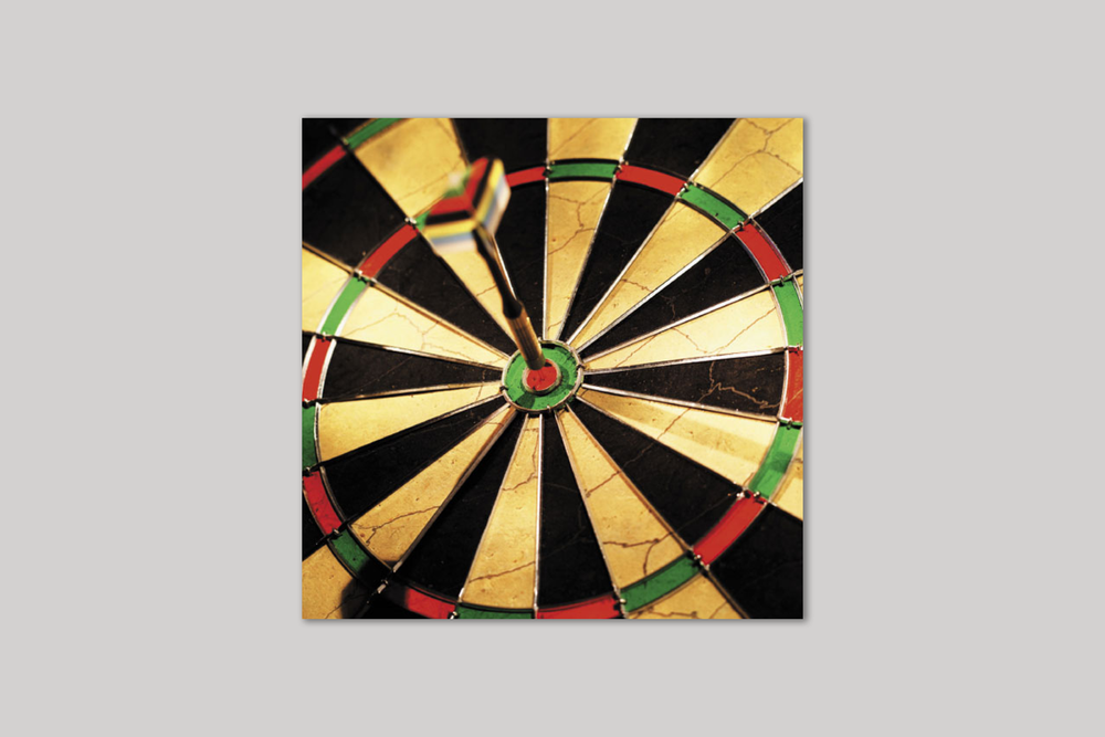 Bullseye Greeting Card | Icon