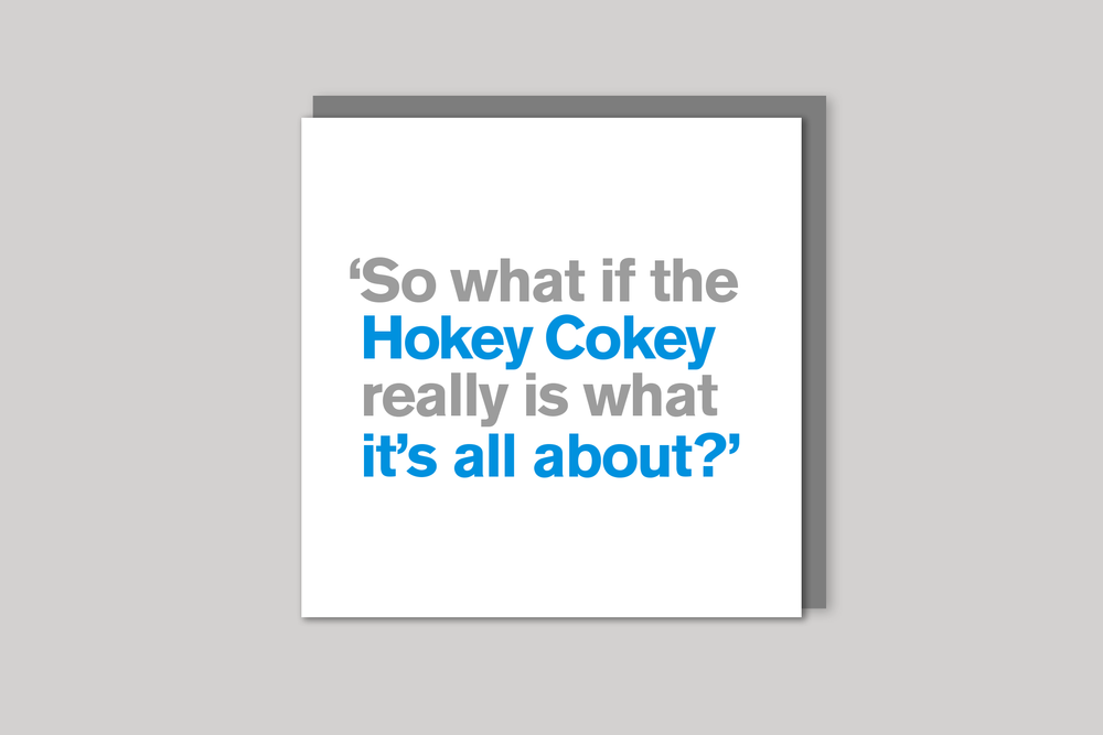 Hokey Cokey Greeting Card Icon