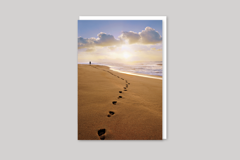 Footprints Greeting Card | Icon