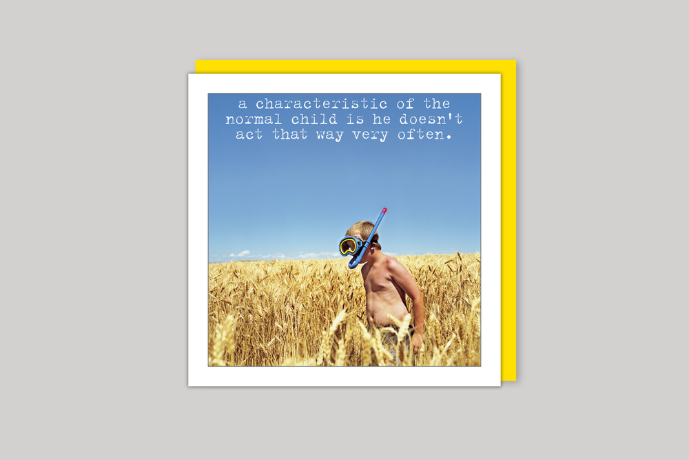 Normal Child Greeting Card | Icon